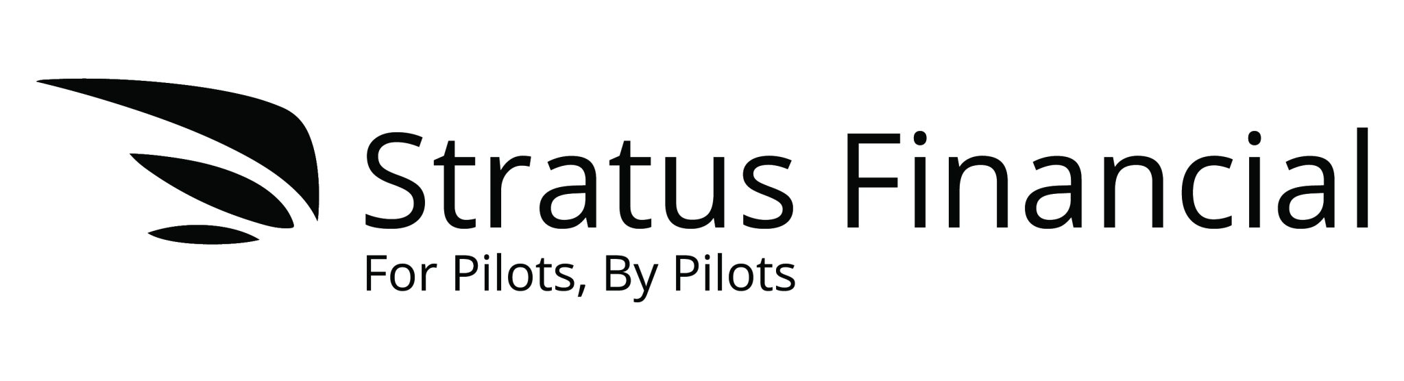 Stratus Tagline Black CMYK 300 Outline-01 | Take Flight Aviation